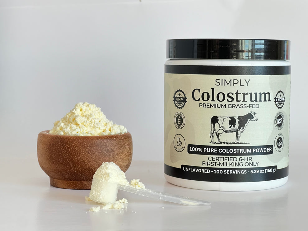 Simply Colostrum - 100% Pure 6 Hour Colostrum Powder Supplement